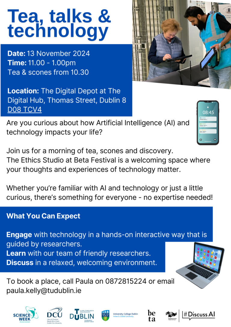 Tea, talks & technology · ADAPT, the SFI Research Centre for AI-Driven ...